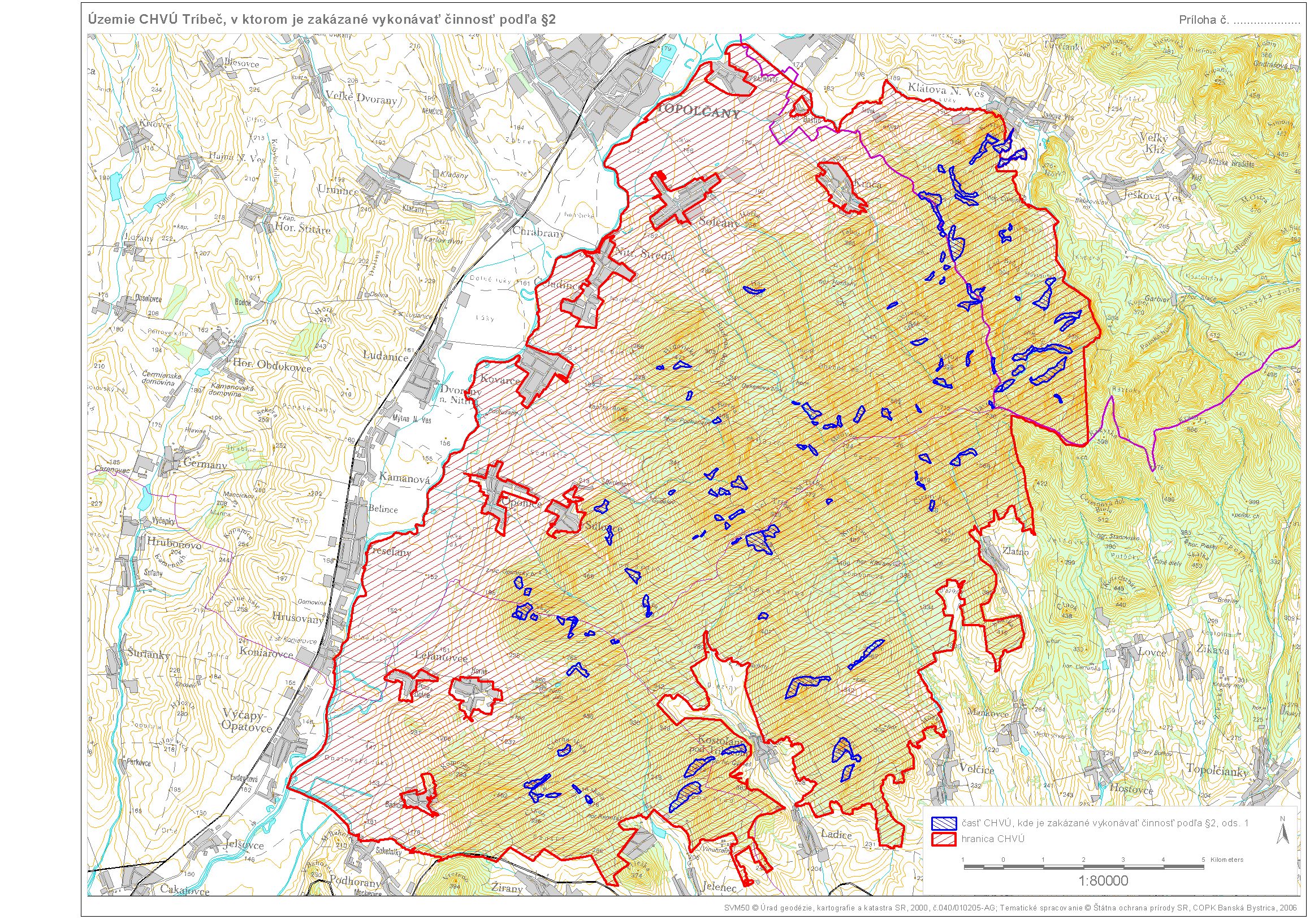 Chránené vtáčie územie v TNK, Ministerstvo vnútra Slovenskej republiky