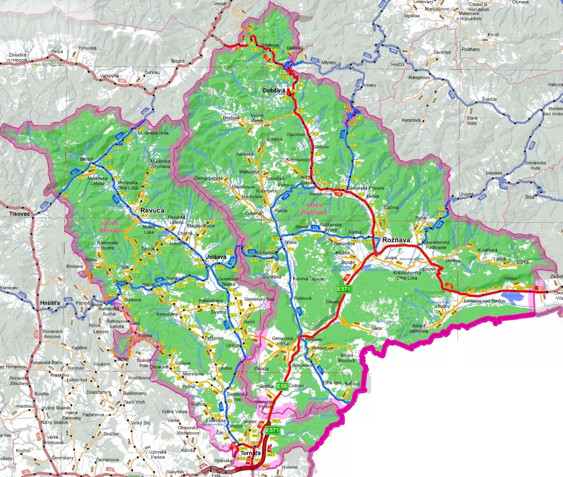Územná pôsobnosť, Ministerstvo vnútra Slovenskej republiky